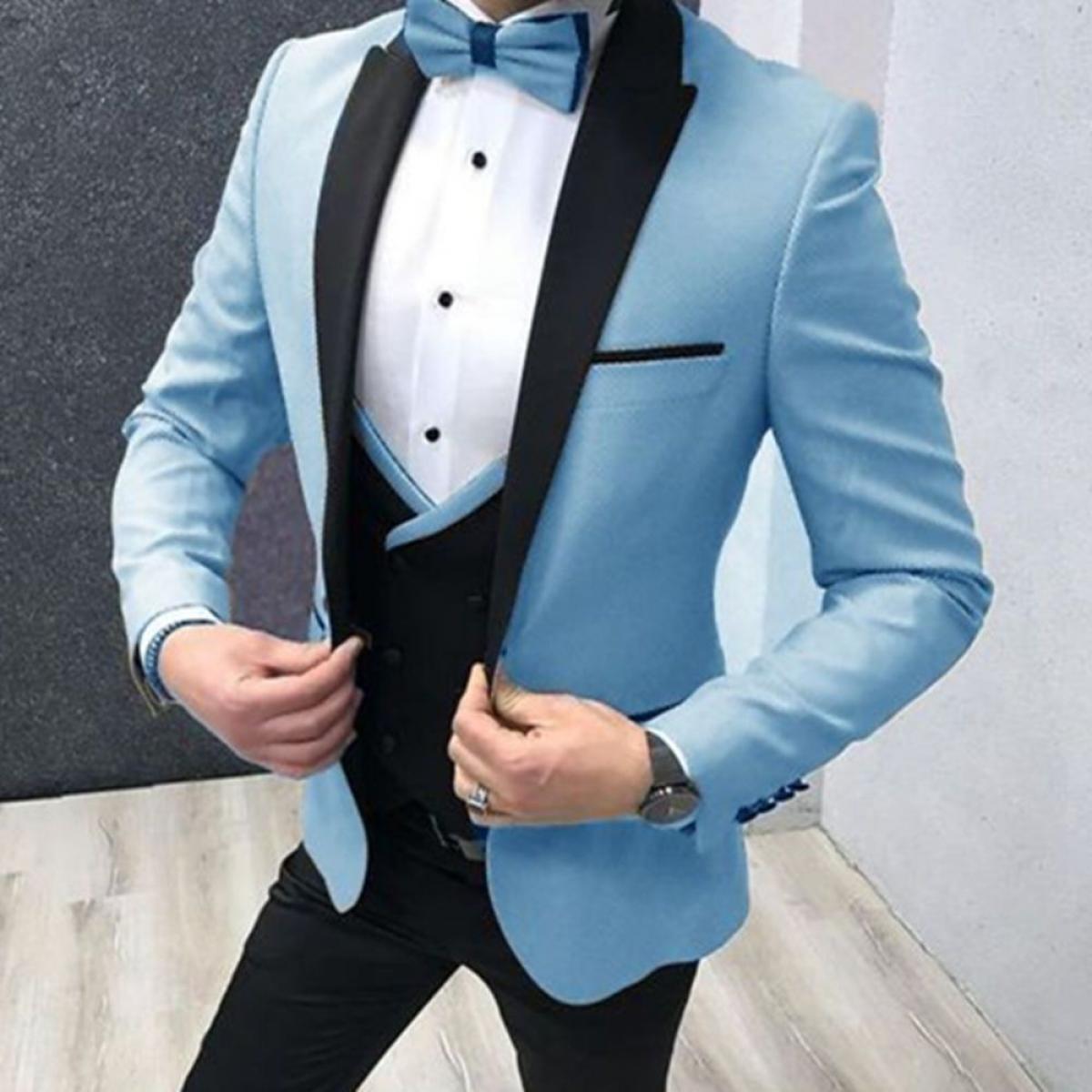 powder blue 3 piece suit